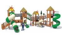 China Double Lane Slide Kids Plastic Playground Equipment AntiUV For Amusement Park for sale