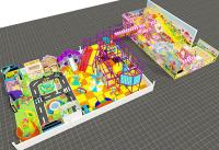China Commercial Childrens Indoor Play Equipment Candy Themed 200m2 Area for sale