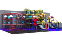 China Four Level Daycare Indoor Playground Equipment , 6M Playground With Ball Pit for sale