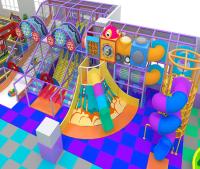 China Space Themed Kids Indoor Playground Equipment 4.5m Height With Fiberglass Slide for sale