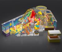 China Indoor Playground Equipment For Business , 6m Soft Play Slide And Ball Pit for sale