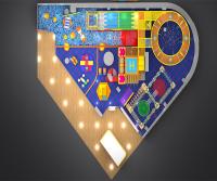 China Indoor Playground Equipment For Business , 6m Soft Play Slide And Ball Pit for sale