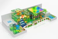 China 4 Slides Commercial Indoor Playground Equipment Jungle Themed 200m2 for sale