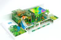 China 4 Slides Commercial Indoor Playground Equipment Jungle Themed 200m2 for sale