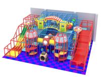 China Big Slide Indoor Playground Galvanized Steel Material With Fiberglass Slide for sale