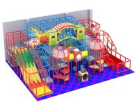 China Big Slide Indoor Playground Galvanized Steel Material With Fiberglass Slide for sale