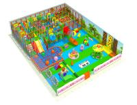 China Fiberglass Slide Kids Indoor Playground Equipment 14m Width With Toddler Area for sale