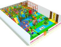 China Fiberglass Slide Kids Indoor Playground Equipment 14m Width With Toddler Area for sale