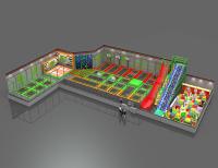 China Olympic Trampoline Park Equipment With Ninja Course OEM Available for sale