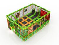 China EPE Trampoline Park Equipment , 0.7m Children'S Trampoline With Enclosure for sale