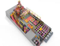 China Plywood Trampoline Park Equipment , High Jump Trampoline ISO9001 Approved for sale