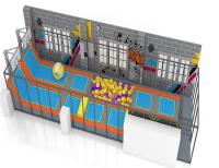 China Commercial Trampoline Park Equipment With PP Matress ASTM Standard for sale
