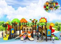 China Multifunctional Plastic Slide For Playhouse Jungle Themed European Standard for sale