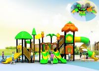 China OEM Kids Plastic Playground Equipment , Skidproof Jungle Gym Outdoor Playground for sale