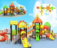 China Staticproof Kids Playground Slide , Large Plastic Tube Slides Fadeless for sale