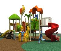 China Modern Plastic Commercial Playground Equipment , Outdoor Play Park Equipment for sale