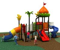 China Multilane Kids Plastic Playground Equipment EU Standard Anticrack for sale