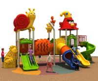 China Multilane Kids Plastic Playground Equipment EU Standard Anticrack for sale
