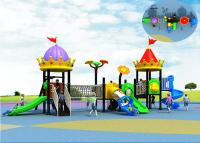 China Big Kids Plastic Playground Equipment For Daycare Centers Fadeproof Crackproof for sale