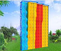 China Resin Automatic Belay Climbing Wall , Plywood Artificial Rock Climbing for sale