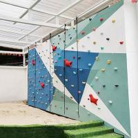 China Commercial Playground Rock Climbing Wall ODM Available Reinforced Material for sale