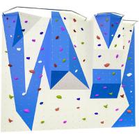 China Backdrops Playroom Rock Climbing Wall Fiberlass Material Corrosionproof for sale