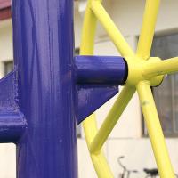 China Ground Mounted Outdoor Fitness Equipment Multiapplication Galvanized Steel for sale