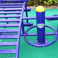 China Galvanized Steel Outdoor Fitness Equipment For Adults Crackproof UVresitant for sale