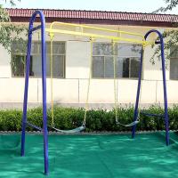 China Galvanized Steel Outdoor Fitness Equipment , Commercial Playground Swing Sets for sale