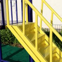 China 1.7m Commercial Outdoor Fitness Equipment , TUV Outdoor Plastic Slide for sale