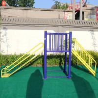 China 1.7m Commercial Outdoor Fitness Equipment , TUV Outdoor Plastic Slide for sale