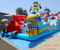 China PVC Kids Inflatable Bouncer With Ball Pit And Slide Fire Resistance for sale