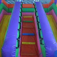 China Commercial Inflatable Bouncers With Slide , TUV Slip And Slide Jumping Castle for sale