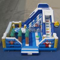 China ODM Kids Inflatable Bouncer , 0.55 PVC Indoor Large Bouncy Castle With Slide for sale