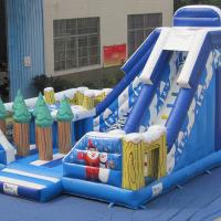 China ODM Kids Inflatable Bouncer , 0.55 PVC Indoor Large Bouncy Castle With Slide for sale