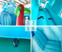 China AntiUV Commercial Combo Bounce House , Large Inflatable Bounce House for sale