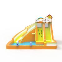 China Plato Kids Inflatable Bouncer , ODM Commercial Bounce House Water Slide for sale