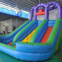 China UVproof Kids Inflatable Bouncer , Fireproof Bouncy Castle With Slide for sale