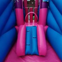China UVproof Obstacle Course Jump House , PVC Big Inflatable Bounce House for sale