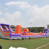 China Outdoor Kids Inflatable Bouncer Anti UV With Multi Obstacles TUV Approved for sale