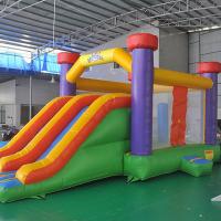 China Toddler Inflatable Bounce House With Slide Fire Retardant ODM Available for sale