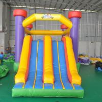 China Toddler Inflatable Bounce House With Slide Fire Retardant ODM Available for sale