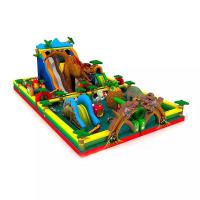 China Custom Themed Kids Inflatable Bouncer Waterproof Multi Obstacles for sale