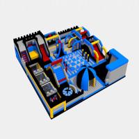 China Custom Themed Kids Inflatable Bouncer Waterproof Multi Obstacles for sale