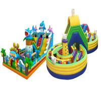 China Fireproof Animal Kids Inflatable Bouncer 55mm PVC Material Digital Printing for sale