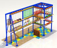 China Multilevel Adventure Rope Course Outdoor With Balance Bridge for sale