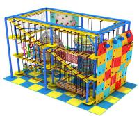 China Outdoor Adventure Obstacle Course With Tube Slide ASTM Standard for sale