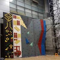 China PVC Plastic Rock Climbing Wall Multicolor For Indoor Play Center for sale