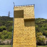 China Ecofriendly Outdoor Rock Climbing Wall Panels Artificial For Unisex for sale