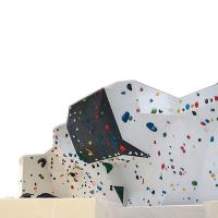 China Adjustable Plastic Playground Rock Wall 12m Height Eco Friendly for sale